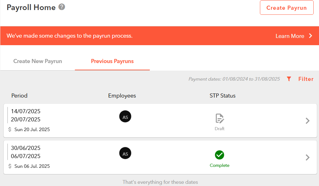 Editing Payslips – Support - Easy Payslip